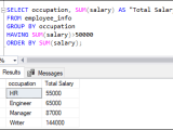 Sql Server Sum Function Tpoint Tech