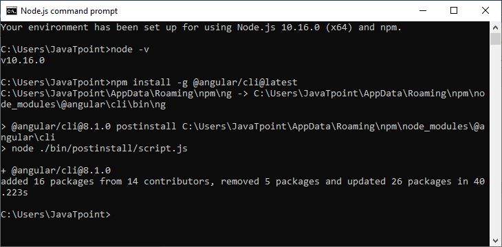 Angular 8 Installation Tpoint Tech - Best Dark Images in Desktop