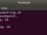 Bash Substring Tpoint Tech