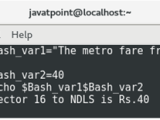Bash Variables Tpoint Tech