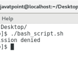 Hello World Bash Script Tpoint Tech