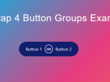 Bootstrap 4 Button Groups Tpoint Tech
