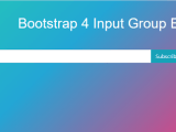 Bootstrap 4 Input Groups Tpoint Tech
