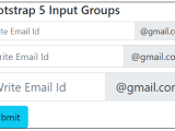 Bootstrap 5 Input Groups Tpoint Tech