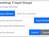 Bootstrap 5 Input Groups Tpoint Tech