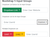 Bootstrap 5 Input Groups Tpoint Tech