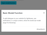 Bootstrap 5 Modal Function Tpoint Tech