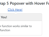 Bootstrap 5 Popover Function Tpoint Tech