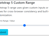 Bootstrap 5 Range Tpoint Tech