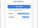 Ionic Geolocation Tpoint Tech