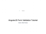 Angularjs Form Validation Tutorial Tutorialedge Net