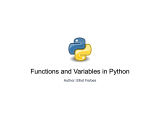 Functions And Variables In Python Tutorialedge Net