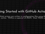 Getting Started With Github Actions
