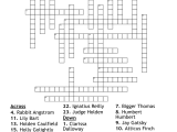Literary Charactershttps Wordmint Puzzles 563197 Pdf Crossword