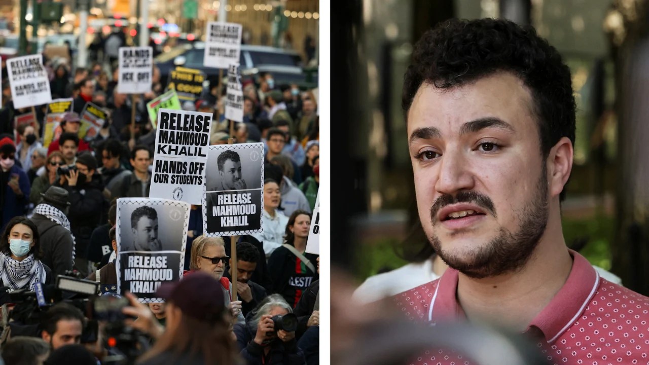 Columbia Students And Faculty Protest Arrest Of Mahmoud Khalil