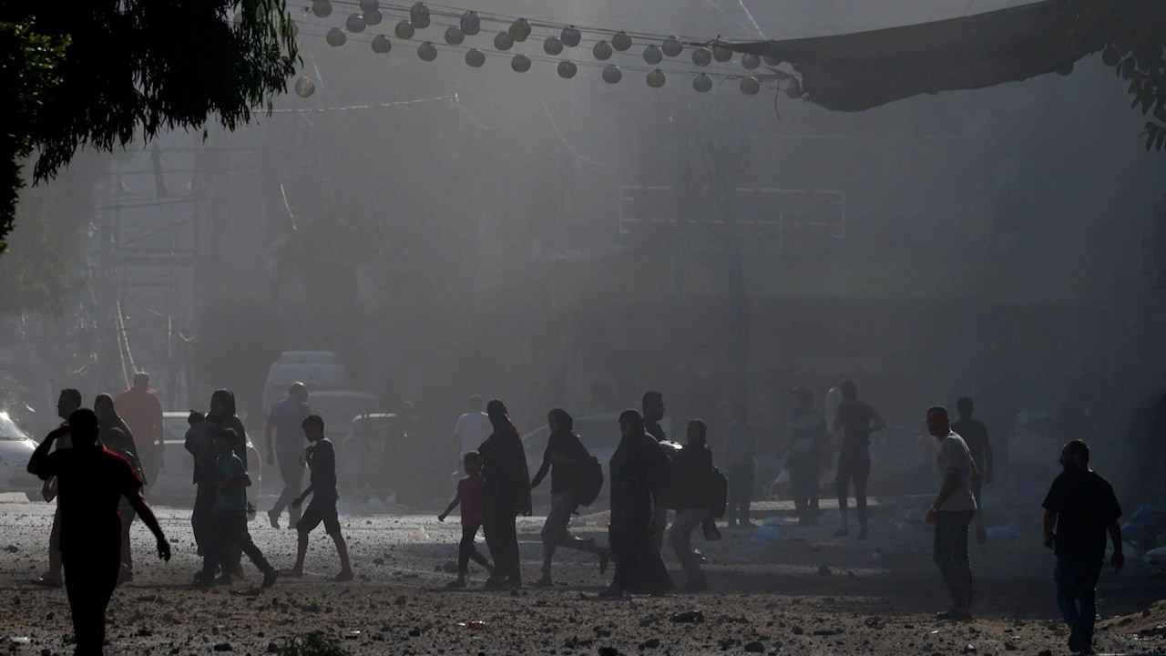Palestinians Shelter In Schools Hospitals As Israel Bombards Gaza