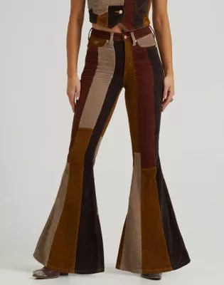 Wrangler X Lainey Wilson Patchwork Bottom Women Wrangler