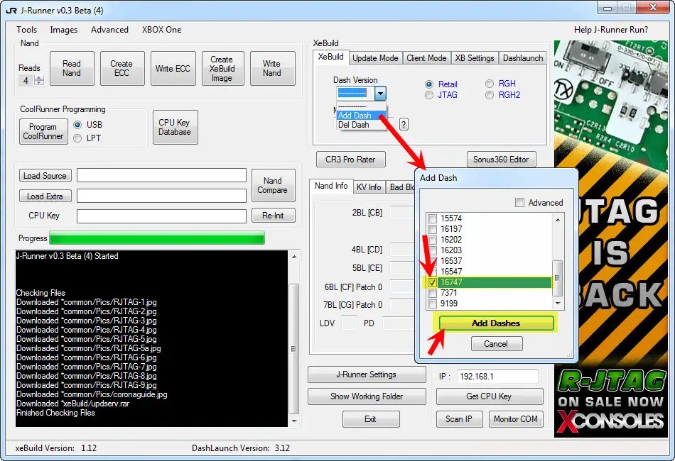 Preparazione all’ Aggiornamento Dashboard JTAG/RGH | Mod Planet ...