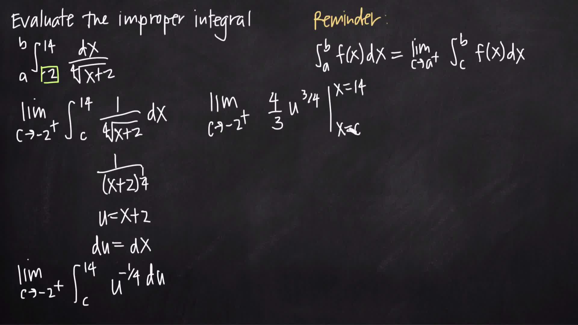Improper Integrals Case 5 Video Resources Clickview
