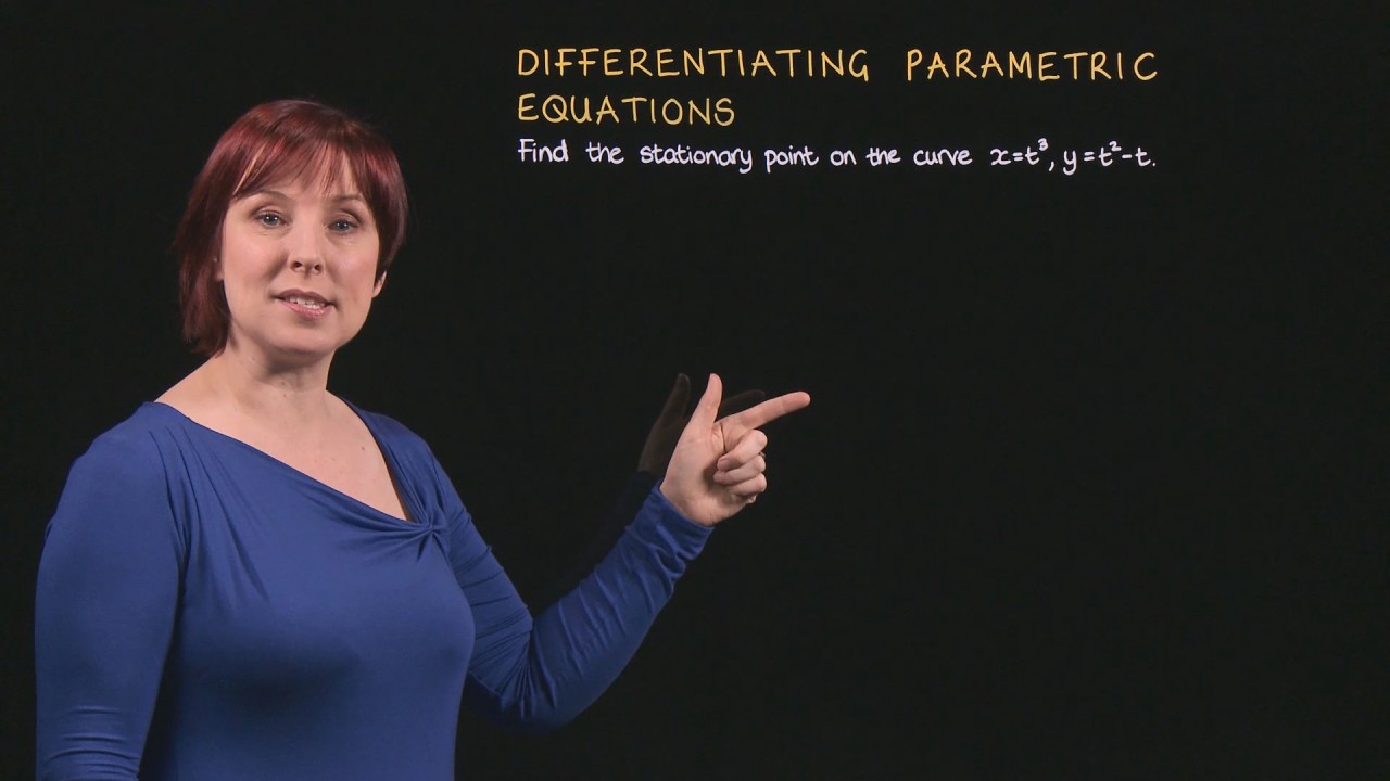 Differentiating Parametric Equations Clickview