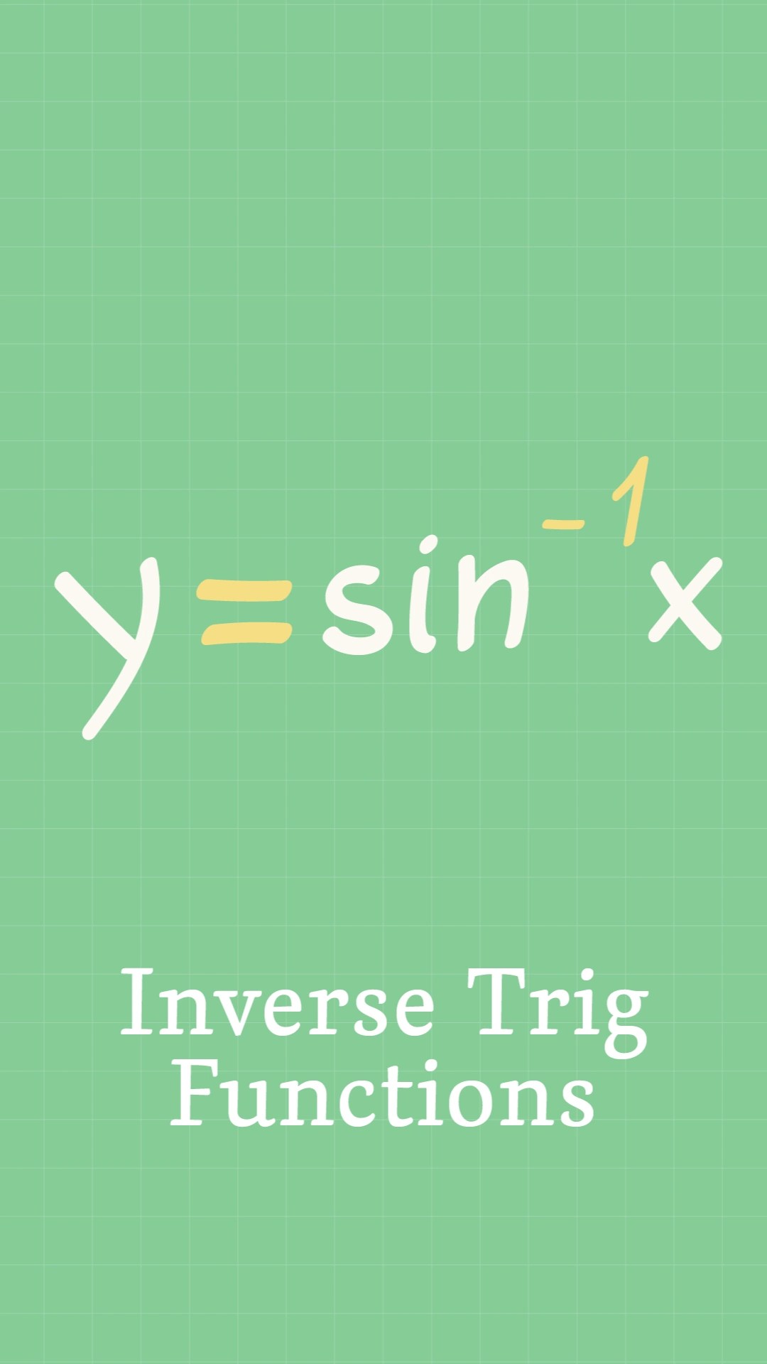 Inverse Trigonometric Functions Clickview