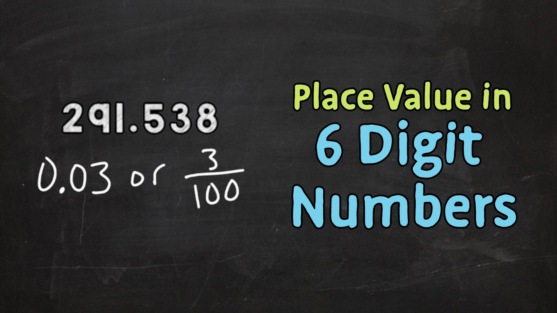 Finding The Value Of An Underlined Digit Place Value To The Hundred