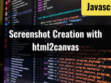 Javascript Downloading Screenshots Using Html2canvas Clonecoding