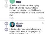 Fuck You Java Devrant