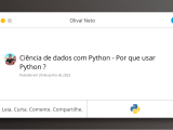 Ciência De Dados Com Python Por Que Usar Python Olival Neto