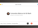 Comandos Básicos Do Git Bash Caio Arruda Github Git Dio