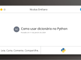Como Usar Dicionário No Python Nicolas Emiliano Python Dio
