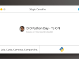 Dio Python Day Ta On Sérgio Carvalho Python Dio