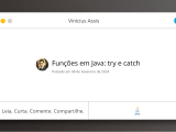 Funções Em Java Try E Catch Vinicius Assis Java Dio