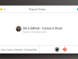 Git E Github Cursos E Dicas Thaynan Freitas Github Git Dio