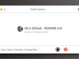 Git E Github Readme Md Danilo Santos Github Git Dio