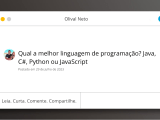 Qual A Melhor Linguagem De Programação Java C Python Ou Javascript