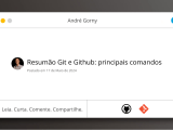 Resumão Git E Github Principais Comandos André Gorny Github Git