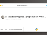 Se Você Tá Começando A Programar Em Python Marcos Allysson