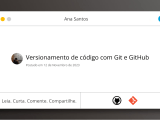 Versionamento De Código Com Git E Github Ana Santos Github Git Dio