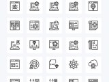 Creative Programming And Coding 25 Outline Icon Pack Such As Coding App
