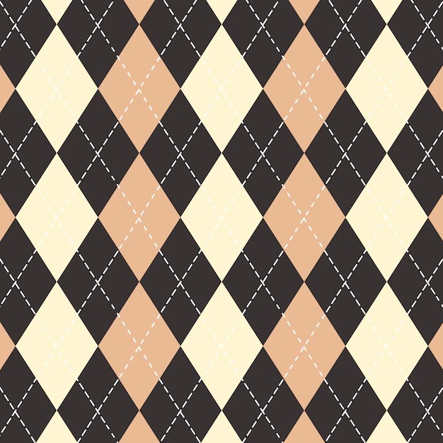 Free Vector Flat Argyle Pattern