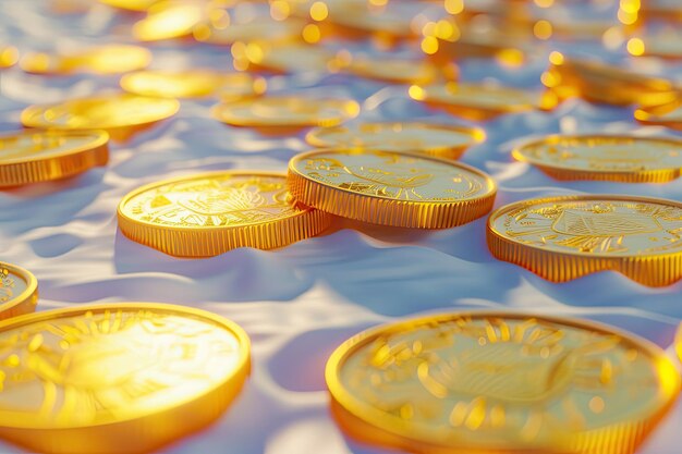 3d Coins Decrease Isometric Premium Ai Generated Image - Premium Landscape Image Gallery - HD