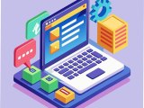 Computer Laptop And Program Code Development Coding Screen It