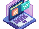 Premium Photo Computer Laptop And Program Code Development Coding