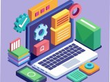 Computer Laptop And Program Code Development Coding Screen It