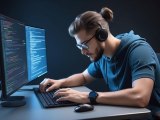 Premium Photo Programmer Engineering And Coding Programmer Working On