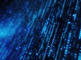 Premium Photo Technology Abstract Blue Background Blue Binary Code