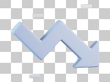 Premium Psd Arrow Decrease Chart 3d Icon