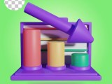 Premium Psd Decrease Chart 3d Icon