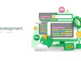 Premium Vector 3d Vector Computer With Web Development Concept